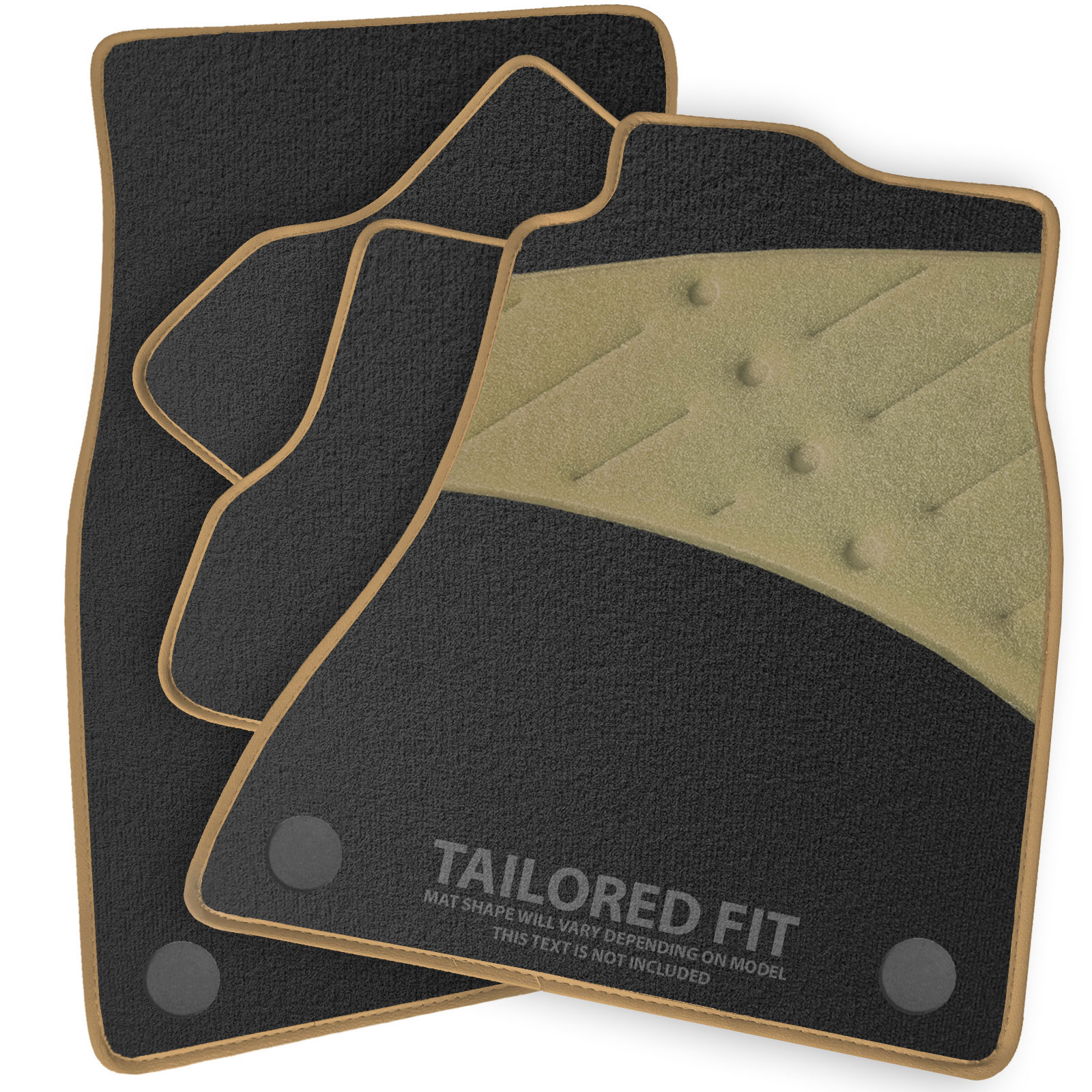 To fit Bentley Arnage 1998-2009 Black Luxury Tailored Car Mats [FW ...